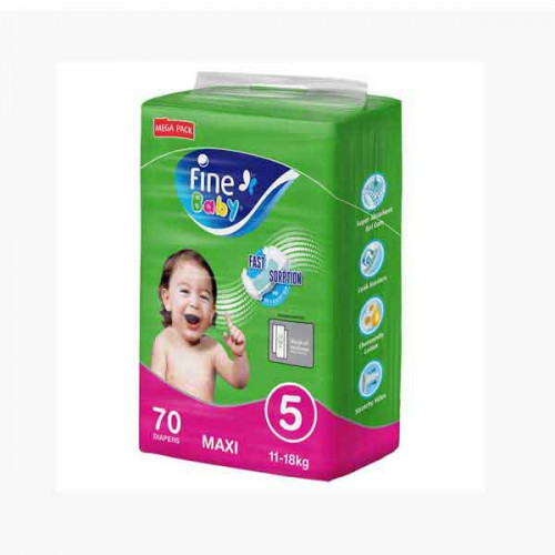 Fine Baby Diaper Mega Pack Maxi 70'S