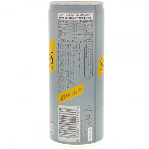 Schweppes Soda Water Can 250ml