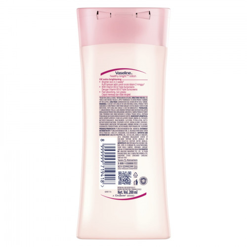 Vaseline Healthy White skin lightening body lotion is clinically proven ...