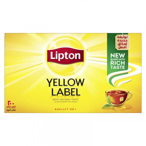 Lipton Tea Bags Yellow Label 200 Sachets